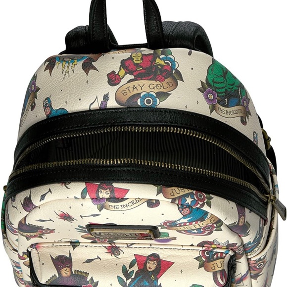 Loungefly | Bags | Loungefly Marvel Tatto Mini Backpack | Poshmark